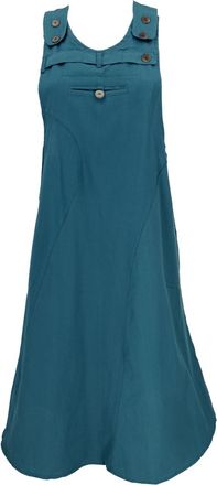 Guru Shop Latzrock, Tr&auml;gerkleid, Hippierock - Petrol, Damen, Baumwolle, Size:L/XL