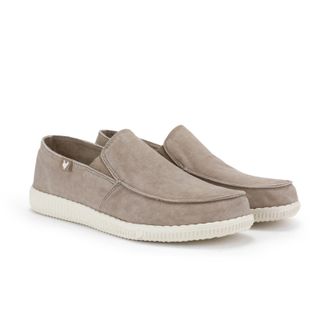 Walk In Pitas | WP150 Slip ON Washed | Herren Mokassins | Flache Slipper f&uuml;r M&auml;nner | Slip on Loafer | Sneakers | Schlupfschuhe | Freizeitschuhe | Walkinpitas Schuh