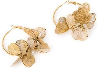 Au Printemps Paris Boucles doreille cr&eacute;oles fleurs