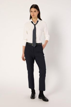 Gerard Darel Pantalon droit dos &eacute;lastiqu&eacute; - CELIA - Marine