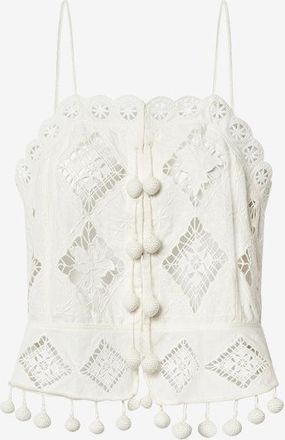 Isabel Marant Top Nelssy - Femme - Blanc - Taille 34 - Isabel Marant
