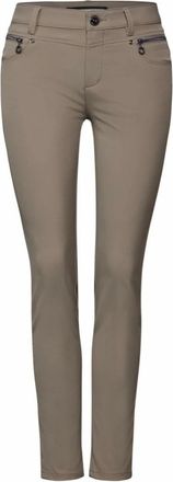 Street One Slim-fit Hose - - Trousers - Damen - Beige - W34 L28