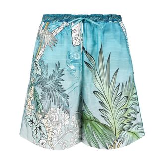 F.R.S. For Restless Sleepers Klare Blaue Palazzo Shorts - - Shorts - Damen - Blau - M