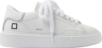 D.A.T.E. D.a.t.e., Femme, Chaussures, Blanc, Taille: 38 EU Baskets basse en cuir
