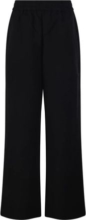 Ami Femme, Pantalons, Noir, Taille: 36 FR 001 Pantalon &agrave; Taille &Eacute;lastiqu&eacute;e