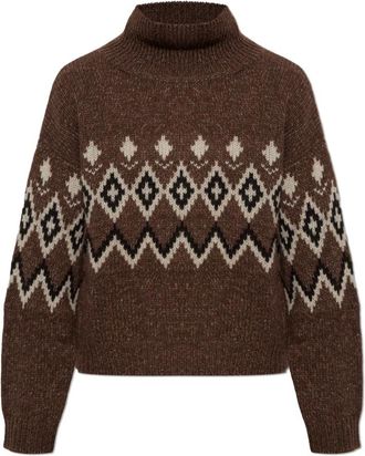 Lisa Yang Pull col roul&eacute; en cachemire Gudrun - Femme - Pulls - Brun - Taille: 40 FR