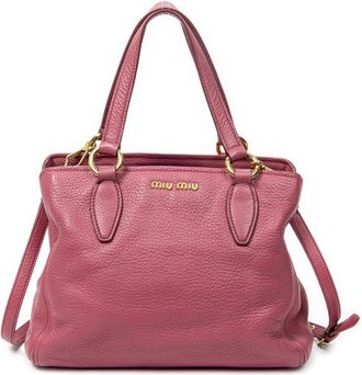 Miu Miu Crossbody Bags - Madras Top Handle - Gr. unisize - in Rosa - f&uuml;r Damen