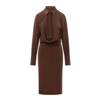 Andamane Shirt Kleider - - Dresses - Damen - Braun - S