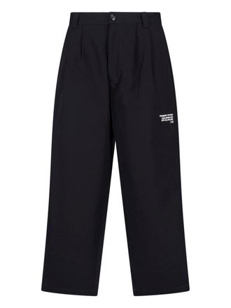 Moncler X Fragment Black Cotton Trousers