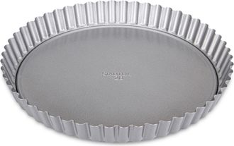 Städter We Love Baking Tarteform mit Hebeboden Rund, Größe: 28cm, aus Metall in der Farbe Silber gefertigt, 661721