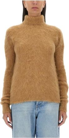 Sportmax Femme, Pulls, Beige, Taille: 42 FR Turtleneck