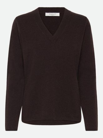 Rosemunde Wollpullover Laica v-neck mit Wolle und Kaschmir mit V-Ausschnitt und langen &Auml;rmeln, Woll-Kaschmir-Mix