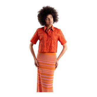 Marella Damen, Blusen & Hemden, Orange, MGr&ouml;&szlig;e