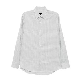 Brioni Kariertes Hemd - - Shirts - Herren - Gr&uuml;n - L