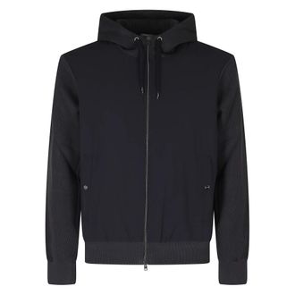 Herno Sweatshirt-Jacke mit Kapuze - - Jackets - Herren - Blau - XL