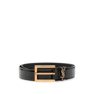 Saint Laurent Leather Belt