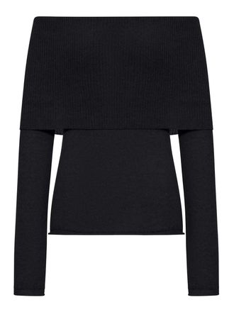 Roberto Collina Pull Col Rond - Noir