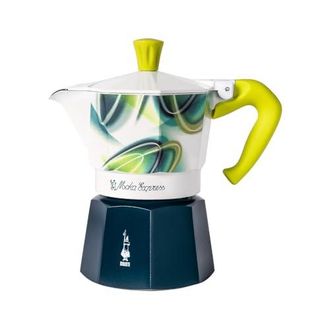 Bialetti Moka Express mit 3 Tassen (130 ml) MICO, Sonderedition Milano Cortina 2026, Espressokocher aus Aluminium, nicht induktionsgeeignet, ergonomischer Grif