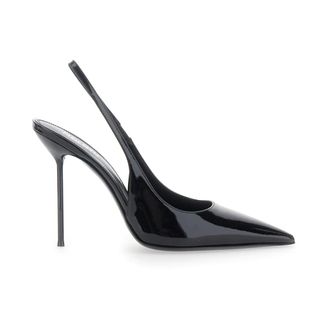 PARIS TEXAS Lidia Slingback Vernis 105 - Femme - Chaussures - Noir - Taille: 36 1/2 EU