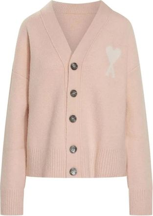 Ami Damen, Strickwaren, Rosa, XSGröße