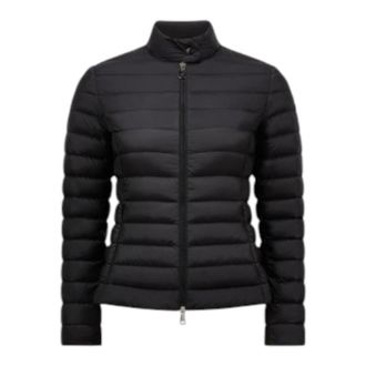 Moncler Kurze Daunenjacke f&uuml;r Mildes Wetter - - Jackets - Damen - Schwarzk - M
