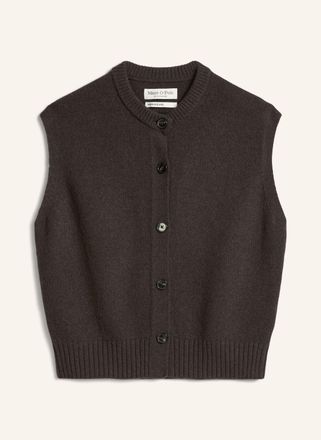 Marc O'Polo Marc Opolo &Auml;rmelloser Cardigan braun