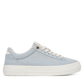 Tommy Hilfiger Sneakers Tommy Hilfiger Th Foxing Platform Washed Canvas FW0FW09172 Himmelblau