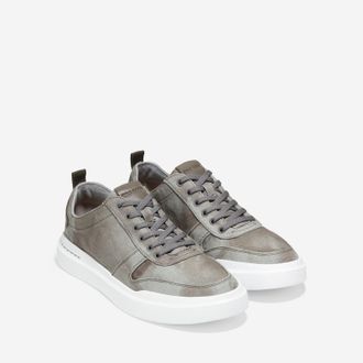 Cole Haan GrandPro Rally Canvas 100% Baumwolle M&auml;nner Gr&uuml;nblatt/Optic Wei&szlig; Trainer