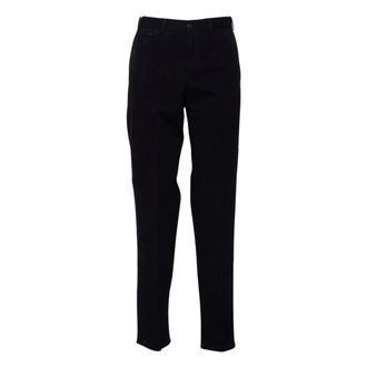 Pantaloni Torino Baumwoll-Chino-Hose mit geb&uuml;geltem B&uuml;gel - - Trousers - Herren - Blau - M