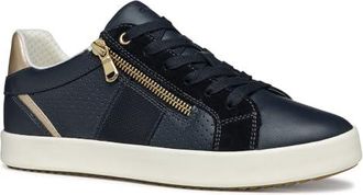Geox Femme D BLOMIEE E Basket, Navy, 37 EU