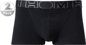 HOM Herren Trunks schwarz Baumwolle & Mix unifarben