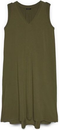 Fiorella Rubino Femme, Robes, Vert, Taille: 36 FR Robe longue avec d&eacute;collet&eacute; en V