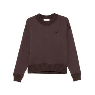 Closed Pullover - - Sweatshirts & Hoodies - Damen - Braun - M