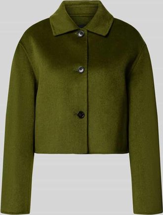 Mango Jacke aus Lanawoll-Mix mit Knopfleiste Modell ALEX