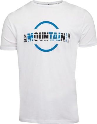 Best Mountain T-Shirt Blanc Homme Photoprint 2010