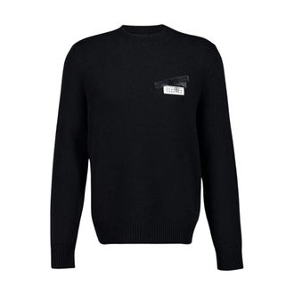 Maison Margiela Herren, Strickwaren, Schwarzk, MGr&ouml;&szlig;e