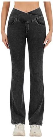 Generic Jean Gris Taille Haute Femme Jeans Bleu Doubl&eacute; Orange D&eacute;contract&eacute; Bordeaux VTT Blancs Blanche D&eacute;lav&eacute; Voyage Escalade &Eacute;clair Elephant Amincissante Sati