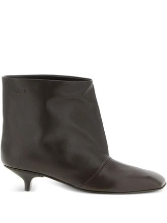 Vicini bottines Cizin 30 mm à bout carré - Marron