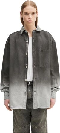Marcelo Burlon Herren, Shirts, Grau, LGr&ouml;&szlig;e