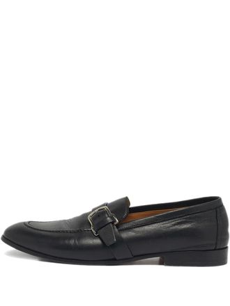 Herm&egrave;s Loafer mit Schnallenverschluss - Schwarz