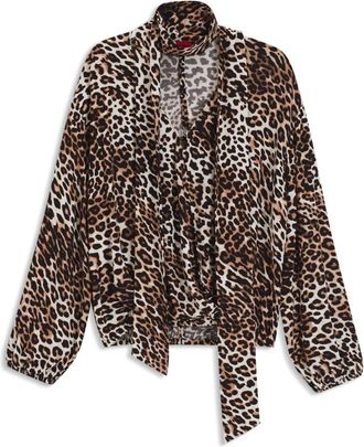 HUGO BOSS Damen, Blusen & Hemden, Braun, SGr&ouml;&szlig;e