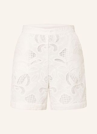 Mrs & Hugs Mrs & Hugs Shorts Aus Lochspitze weiss