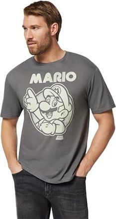 Nintendo Homme T-Shirt - Gris - Taille XL