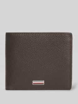 Tommy Hilfiger Portemonnaie aus echtem Leder mit Logo-Applikation