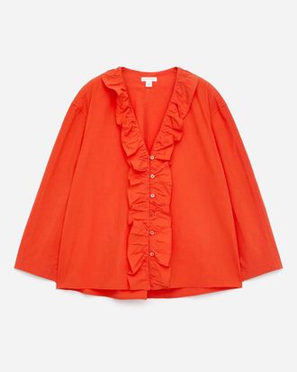 Arket R&uuml;schenbluse -Orange