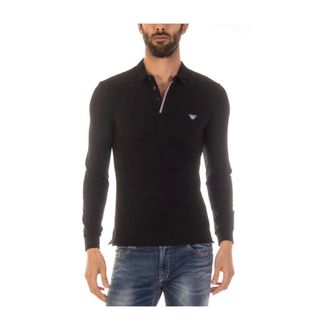 Armani Jeans Polo Shirts - - Tops - Herren - Schwarzk - S