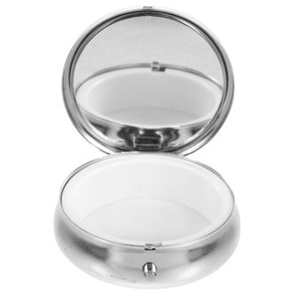 FOMIYES Rosenkranz Etui Metall Klein mit Organizer f&uuml;r Ringe und Ohrringe Schmuckk&auml;stchen f&uuml;r Religi&ouml;sen Schmuck Aufbewahrungsbox f&uuml;r Damen und Geschenk