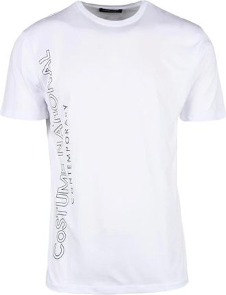 Costume National Homme, Tops, Blanc, Taille: 3XL Contemporary tshirt