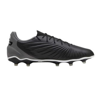 Puma King Match Fu&szlig;ballschuhe mit festem Boden f&uuml;r Herren (Schwarz/Wei&szlig;)