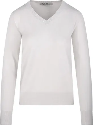 Max Mara Femme, Pulls, Blanc, Taille: 38 FR Idoneo Pull ras du cou